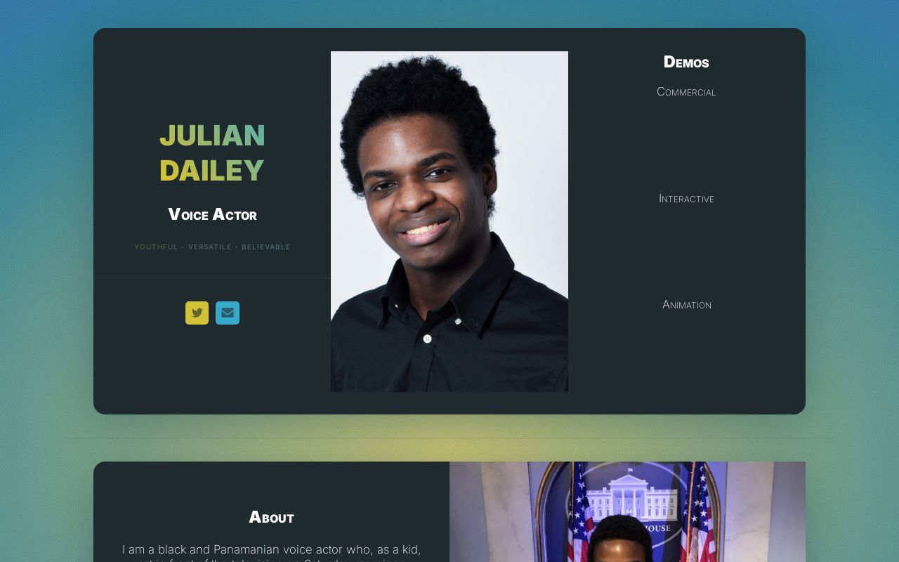 Julian Dailey | Voice Actor